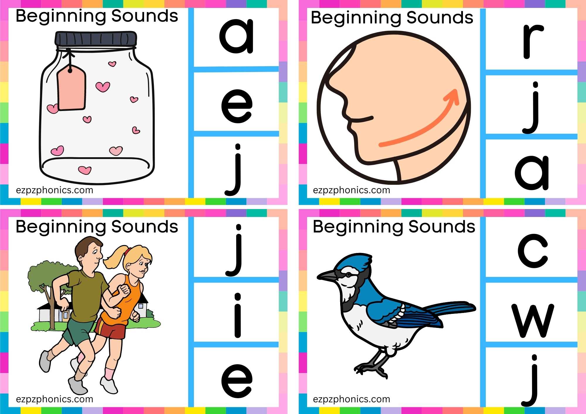 Letter J Look At The Image And Clip The Correct Letter Clip Group 2 - ezpzphonics.com